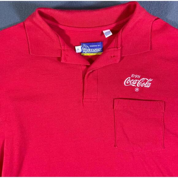 Riverside | Shirts | Vintage Vtg Enjoy Coca Cola Coke Employee Pocket ...